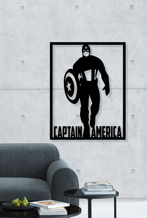 Marvel Captain America Metal Laser Cut files svg dxf ai png jpg eps pd ...