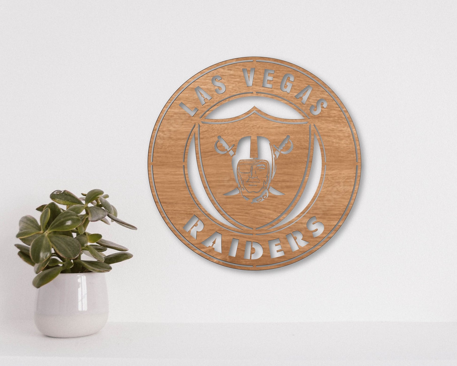Las Vegas Raiders Badge Shield Laser Cut files svg dxf ai eps png jpg ...