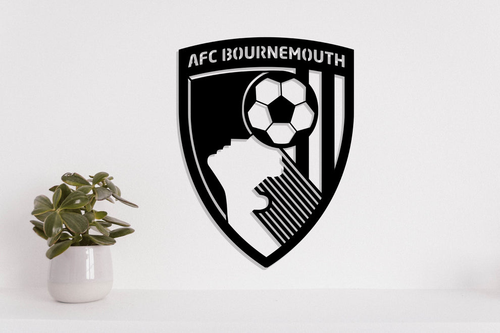 AFC Bournemouth FC Badge Shield Metal Laser Cut files ai png svg dxf ...