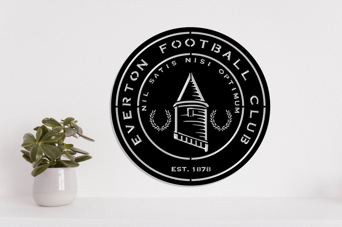 Everton FC (vintage) Badge Shield Metal Laser Cut file ai png svg dxf ...