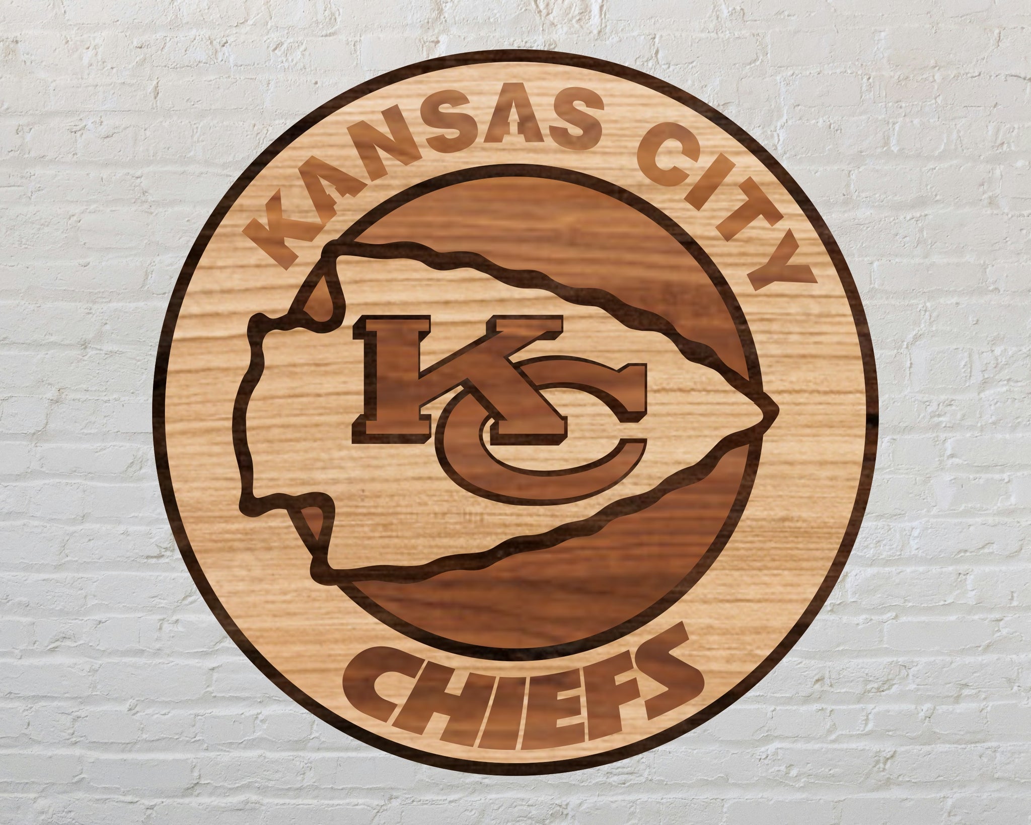 Kansas City Chiefs Multi Layered Laser Cut files svg dxf ai png ...