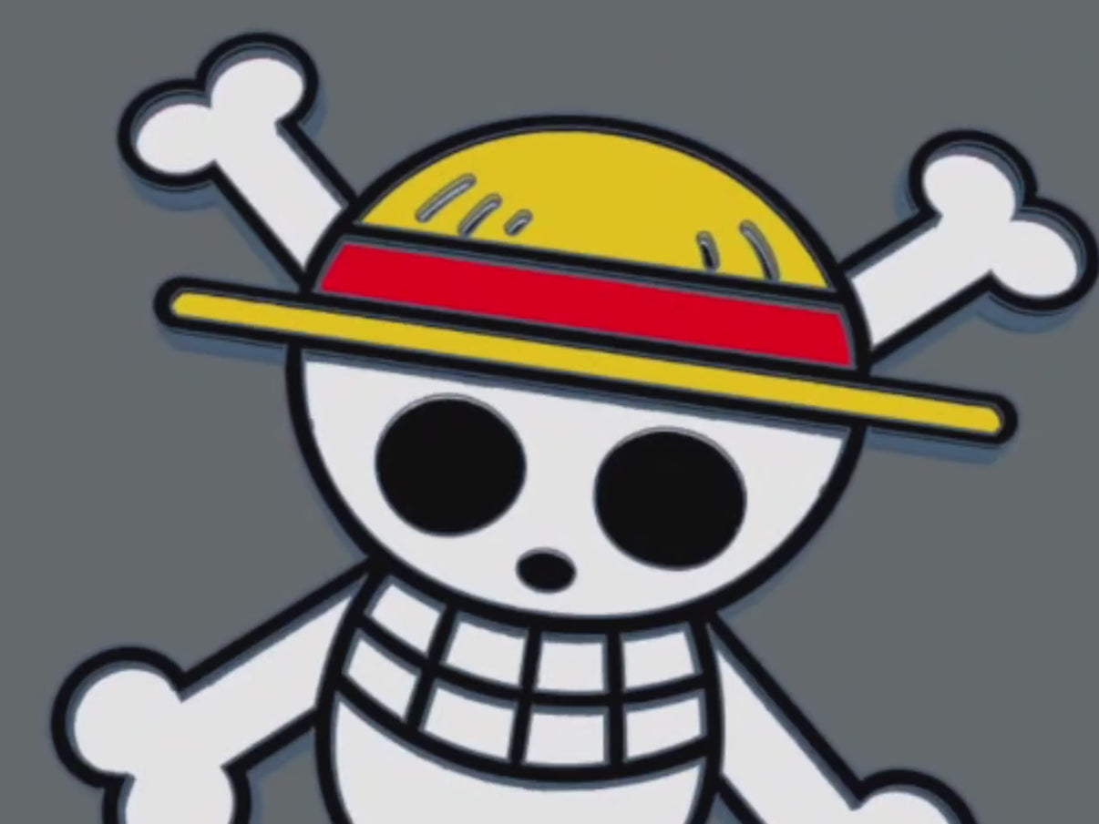 Strawhat Pirate Jolly Roger Flag Multilayer Laser Cut files ...