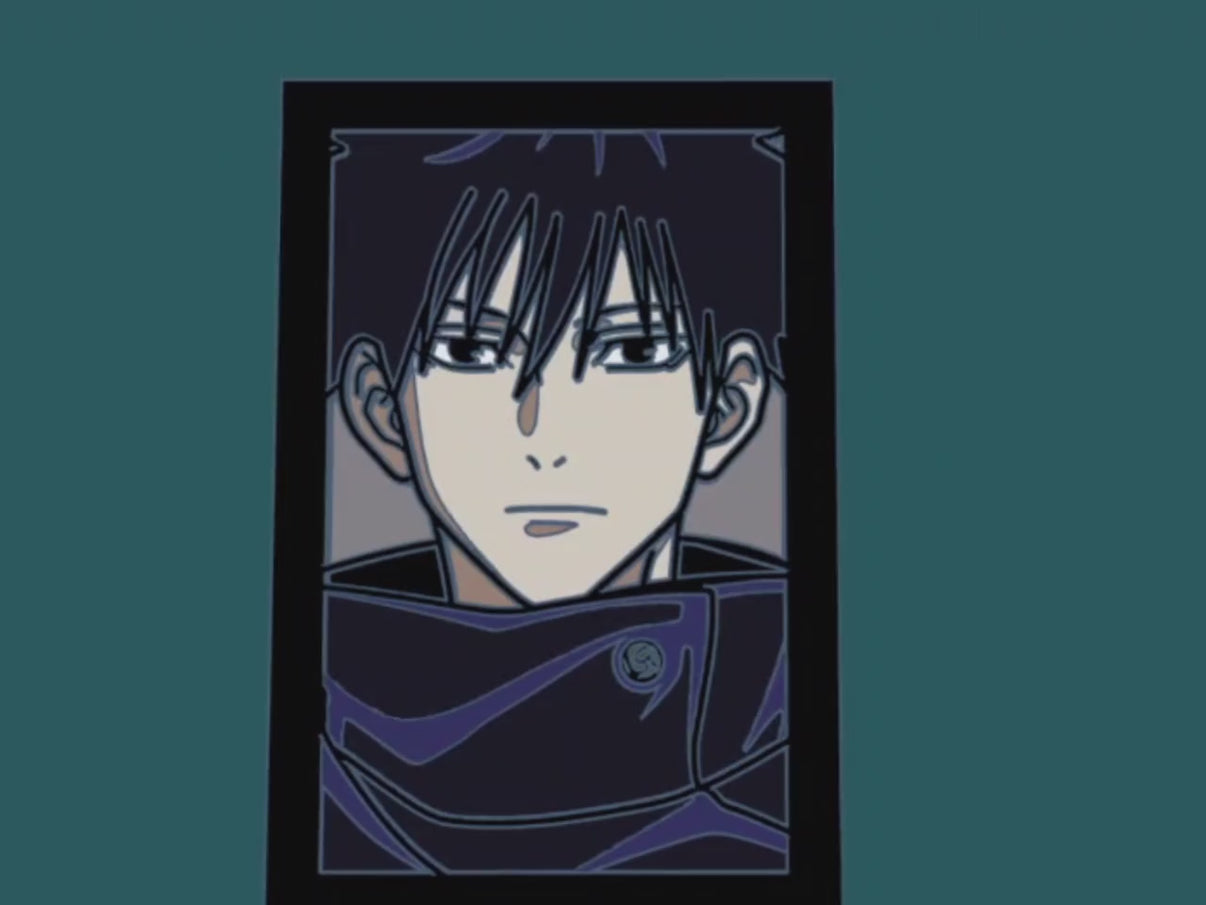 Megumi Fushiguro Jujutsu Kaisen Multilayer Laser Cut files ...