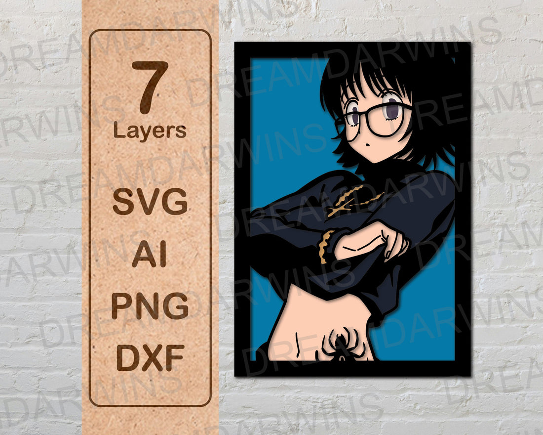 Shizuku from Hunter X Hunter Anime Layered Laser Cut files ...