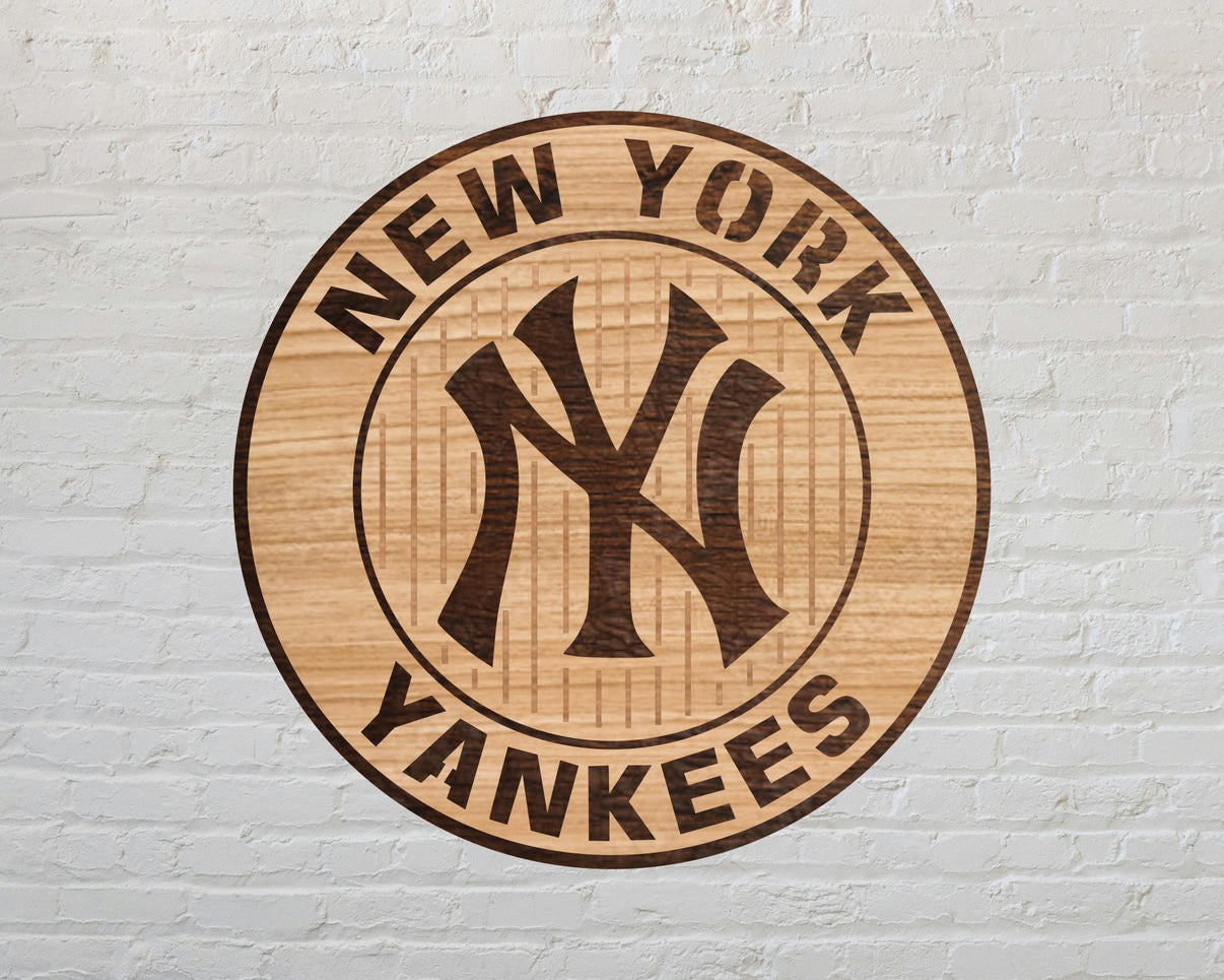 New York Yankees Layered Laser Cut files svg dxf ai png – DreamDarwins ...